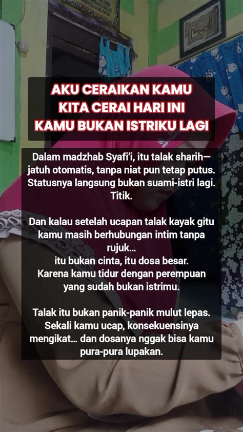 Semua Talak Baik Itu Talak 12 Dan 3 Itu Sama2 Bisa Memutus