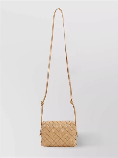 Bottega Veneta Mini Loop Camera Bag In Nude And Neutrals Modesens