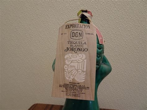 Vintage Tequila Jorongo Mexican Ceramic Pottery Tequila Bottle