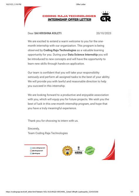 Coding Raja Technologies Sai Krishna