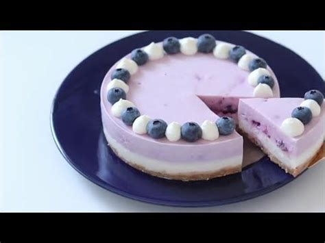 How To Make A Delicious Blueberry Mousse Cake Youtube Baking Quick Desserts Cheesecake Recipes