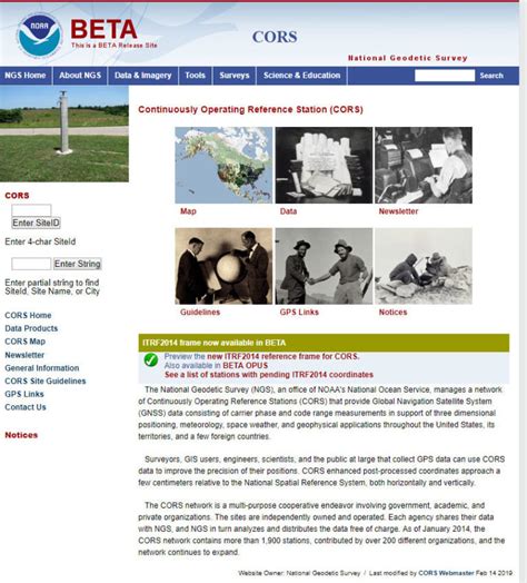 Ngs Releases Beta Coordinates And Multi Year Cors Solution Gps World