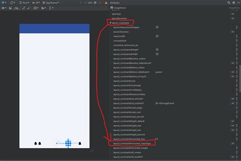 Constraintlayout Chain Context Menu No Longer Visible In Android Studio Stack Overflow