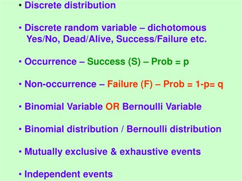 Ppt Binomial Distribution Powerpoint Presentation Free Download Id 3359367