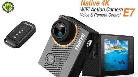 ThiEYE E7 ICatch V50 Panasonic 34112 4K Экшн-камера с голосовым ...
