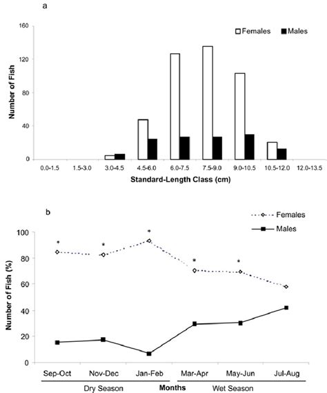 The Frequency Of Occurrence Of Individuals By Standard Length Classes