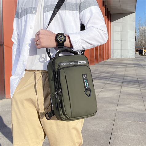 Badu Bg Мъжка чанта за през рамо Раница Messenger Чанти за ракла Многофункционална раница за