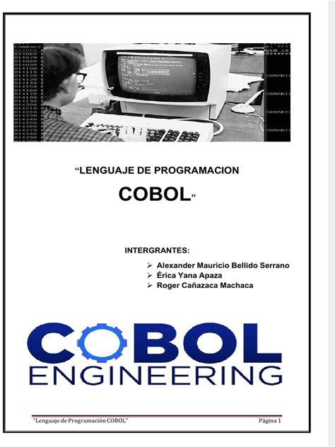 Fdocuments Ec Lenguaje De Programacion Cobol Pdf Lenguaje De Programación Ingeniería