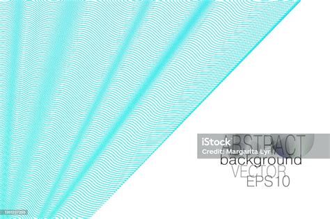 아쿠아 마린 밝은 파란색 드레이프 커튼 흰색 배경 흔들리는 베일 미묘한 물결 곡선 벡터 추상파 패턴 라인 아트 디자인 명함