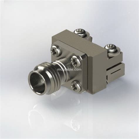 Bulkhead Rf Coaxial Connector 185 Mm Solderless Edge Mount Pcb Rf