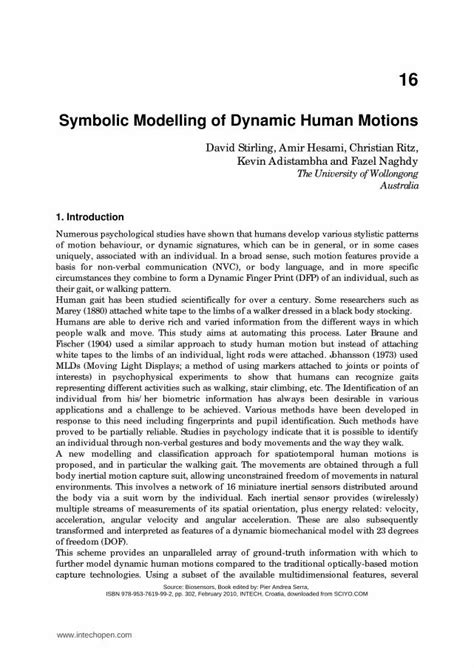 pdf symbolic modelling of dynamic human motions a new modelling and