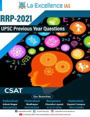 CSAT PYQ Topic Wise Pdf CSAT Previous Year Questions Laex In Page No Https Elearn