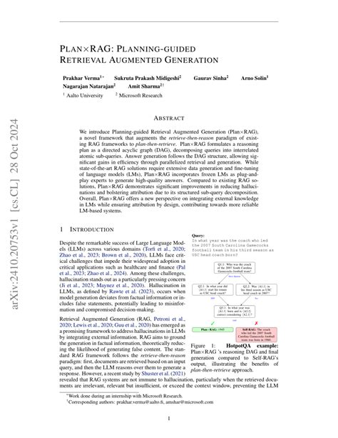 Pdf Plantimesrag Planning Guided Retrieval Augmented Generation
