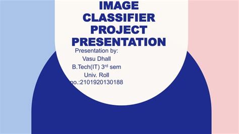 image classifier project pptx