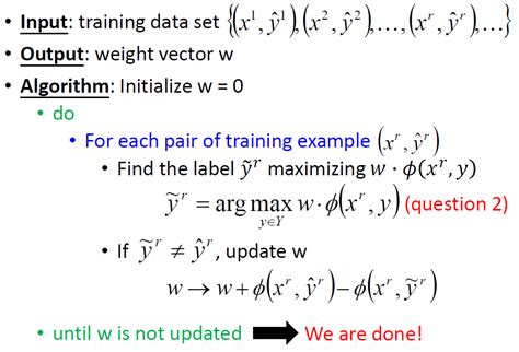 Structure Perceptron And Structure Svm 棒棒生