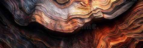 Textured Like Ancient Fossils Or Sedimentary Layers With Organic Lines And Rough Worn Surfaces