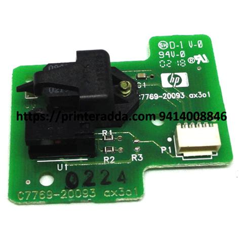 Hp Designjet 500 510 800 Disk Round Encoder Sensor Card C7769 60384
