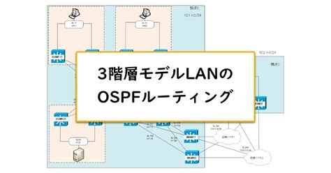 3階層モデルlanのospfルーティング Ospfの仕組み ネットワークのおべんきょしませんか？