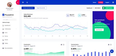 free inventory admin dashboard template in react js therichpost
