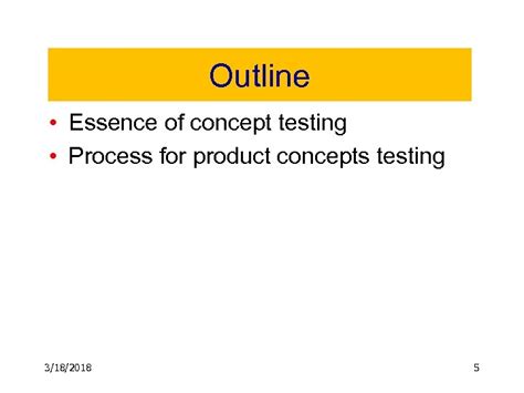 Concept Testing Teaching Materials To Accompany Product Design
