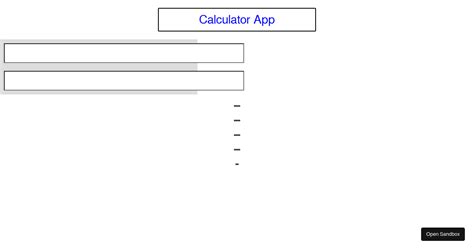 React Codesandbox