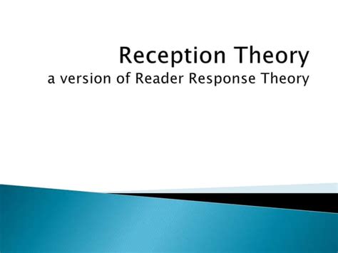 Reader Response Theoryppt