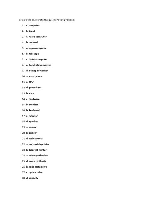 Css Pre Test Answer Key Pdf