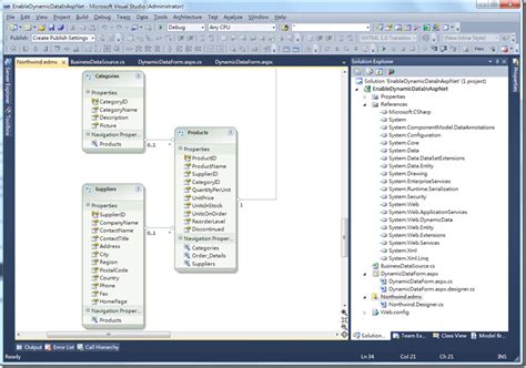 VS2010 ASP NET 4 0 Dynamic Data 在 ASP NET 的資料控制項 Data Bound Control 中啟用 Dynamic Data 功能 小