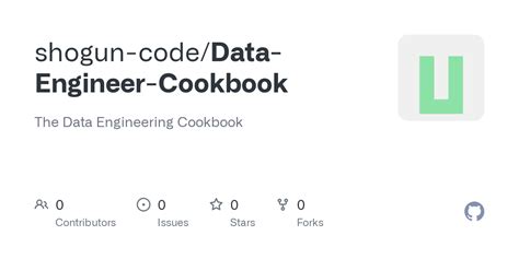 data engineer cookbook sections 10 updates md at master · shogun code