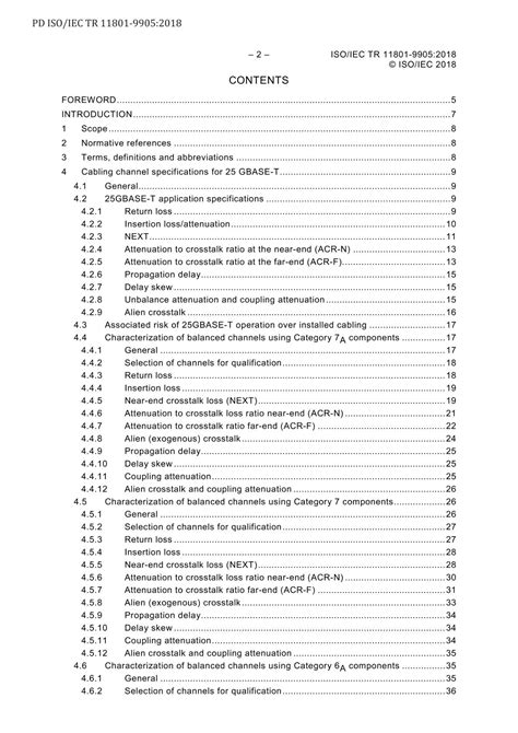 BS PD ISO IEC TR 11801 9905 2018 2018 Edition Pdf
