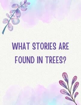 Story Of Trees By Teach Outdoors TPT