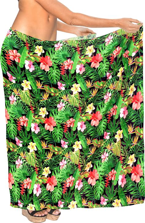 La Leela Womens Beachwear Summer Beach Skirt Wrap Swimsuit Cover Up