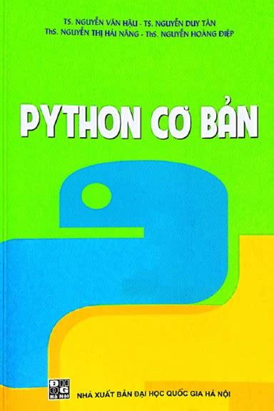 tải sách giáo trình python pdf miễn phí