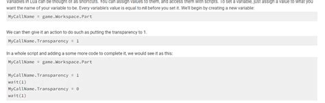 Learn Lua V2 The Lua Learning Website For Roblox Developers