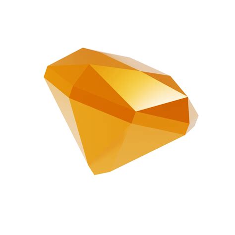 3d Abstract Shape Golden Diamant Geometric Realistic Glossy Gold Color Luxury Template