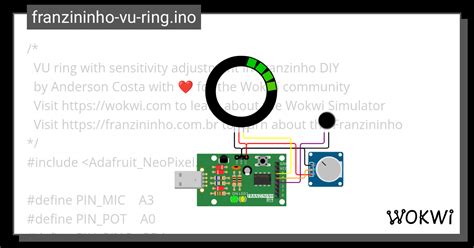 Franzininho Vu Ring Ino Copy Wokwi ESP32 STM32 Arduino Simulator