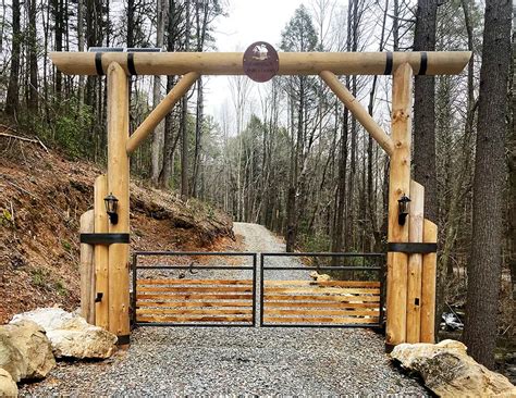Rustic Driveway Entrance Ideas Crystmetal Spring Loaded