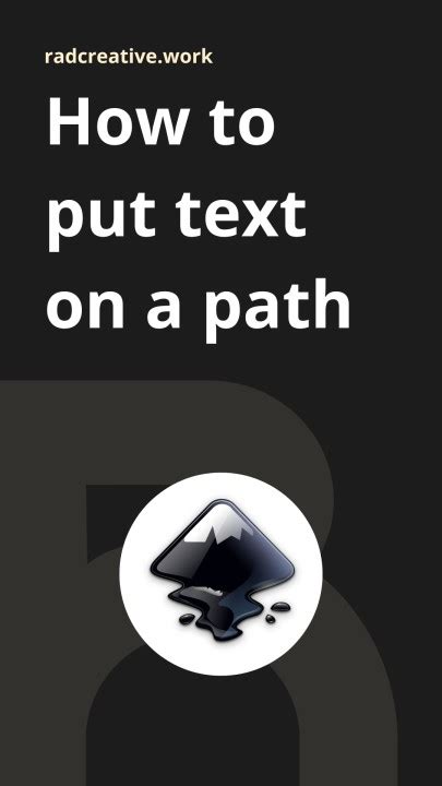 Rad Creative On Linkedin Enhance Your Designs With Inkscapes Text On A Path Tool