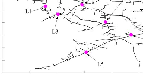 7 Distribution System Nodes Are Chosen In The IEEE 8500 Node Test Download Scientific Diagram