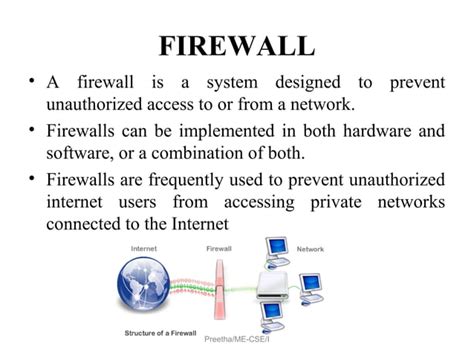 Firewall And Its Configurations Ppt