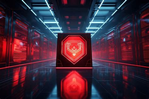 Server Room Security Red Illuminated Free Photo Rawpixel