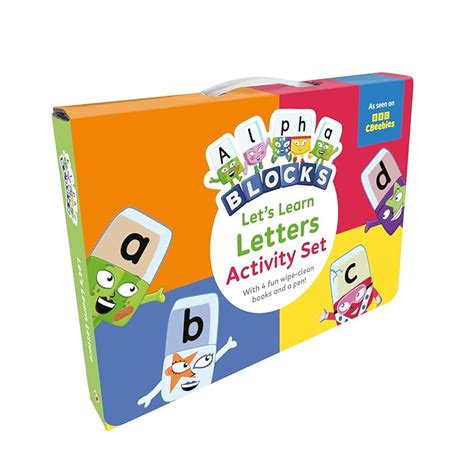 alphablocks let s learn letters activity set blocks shop