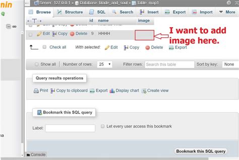 Can I Addupdate Images To Existing Rows In Mysql Using Update Statement If Yes What Is The