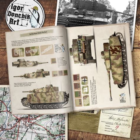 Double Combo Panzer Camouflage Book By Igor Donchik Not Toys