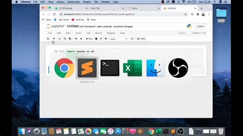 Cleaning Data Twitter Melalui Python Jupyter Notebook Youtube