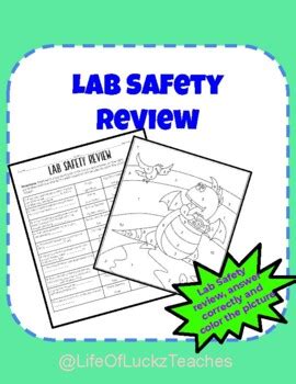 Lab Safety Coloring Review By LifeOfLuckz TPT