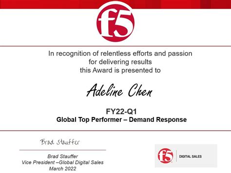 Adeline Chen On Linkedin F5digitalsales 12 Comments