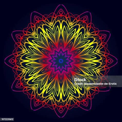 손헤 너 민족 만다라를 그려 원형 레이스 장식입니다 벡터 일러스트입니다 색칠 책 인사말 카드 초대장 문신 안티 스트레스 치료 패턴입니다 0명에 대한 스톡 벡터 아트 및 기타