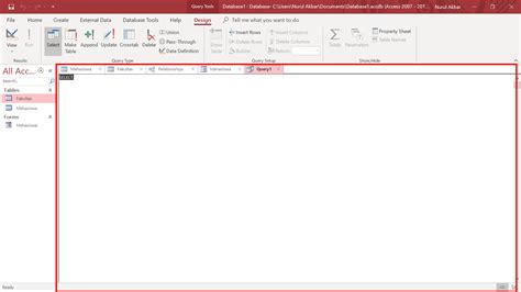 Cara Menggunakan Ms Access 2019 The Blog Of Nurul Akbar Al Ghifari