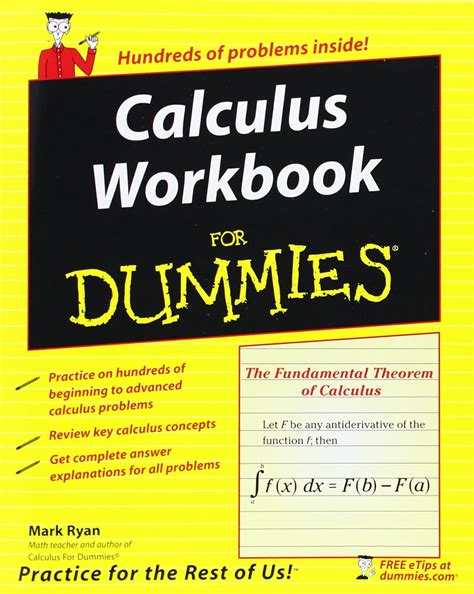 Buy Calculus Workbook For Dummies Dummies Series Book Online At Low Prices In India Calculus